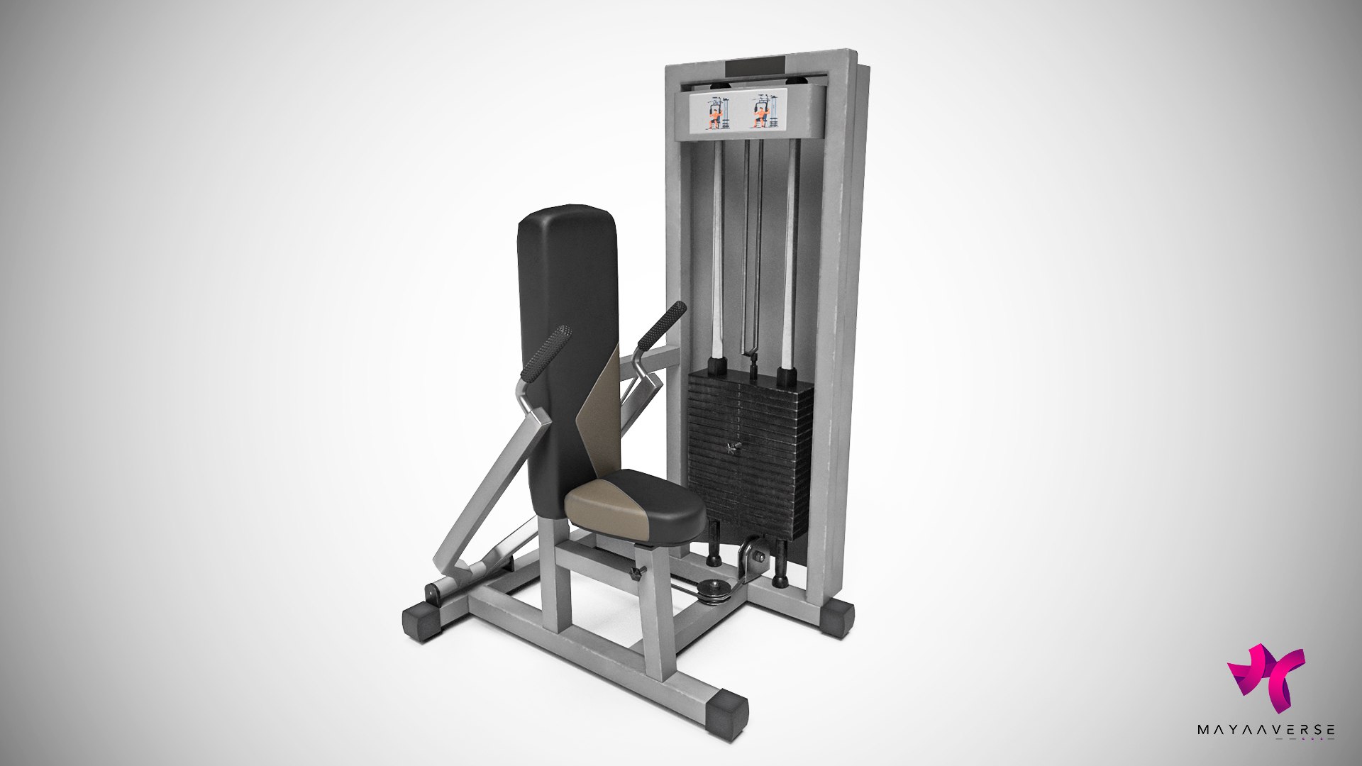GYM Tricep Workout Machine Model - TurboSquid 2391902