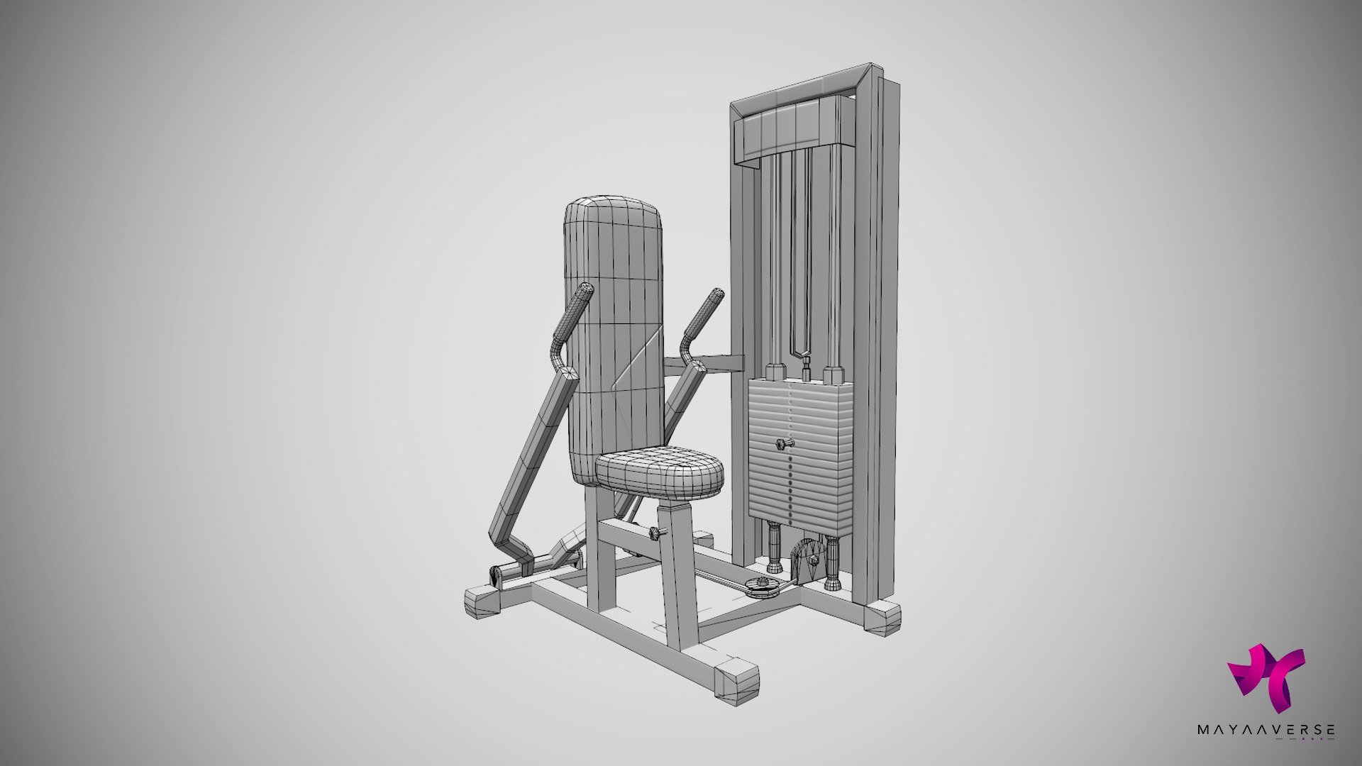 GYM Tricep Workout Machine Model - TurboSquid 2391902