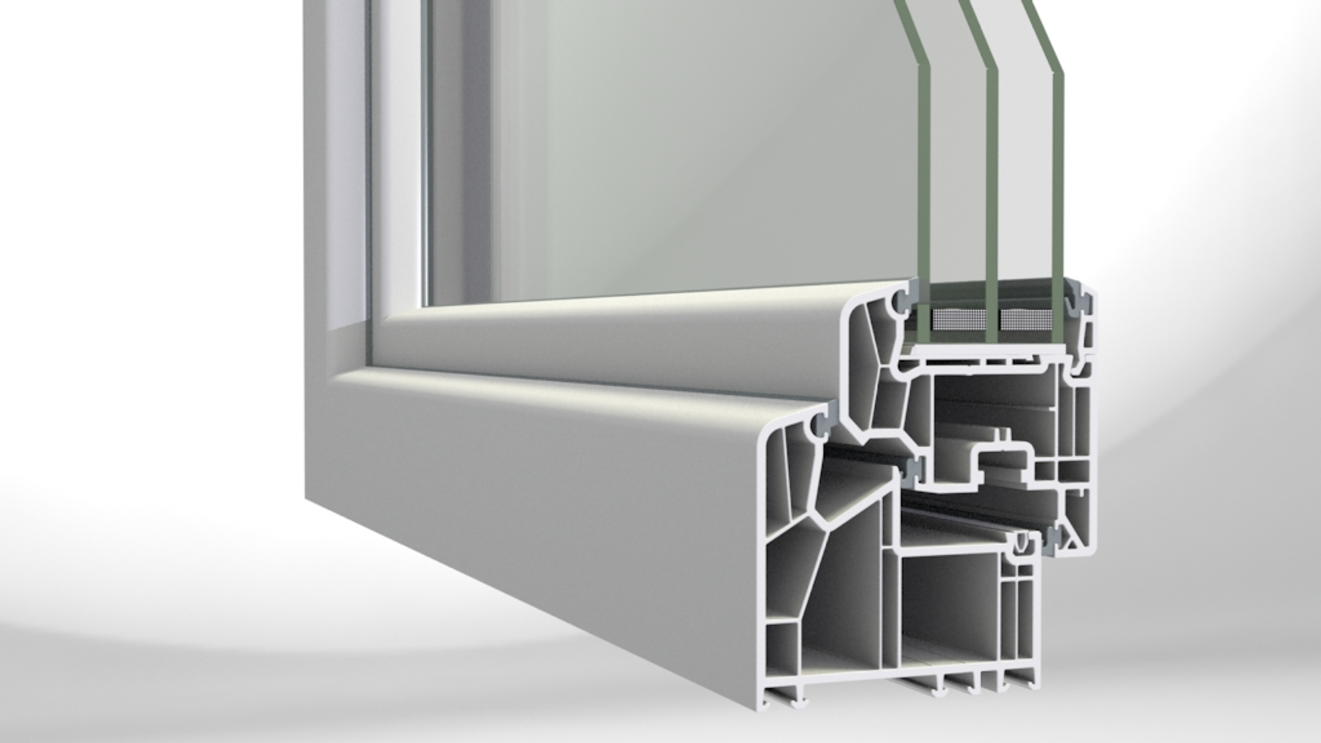 modern window 3d model