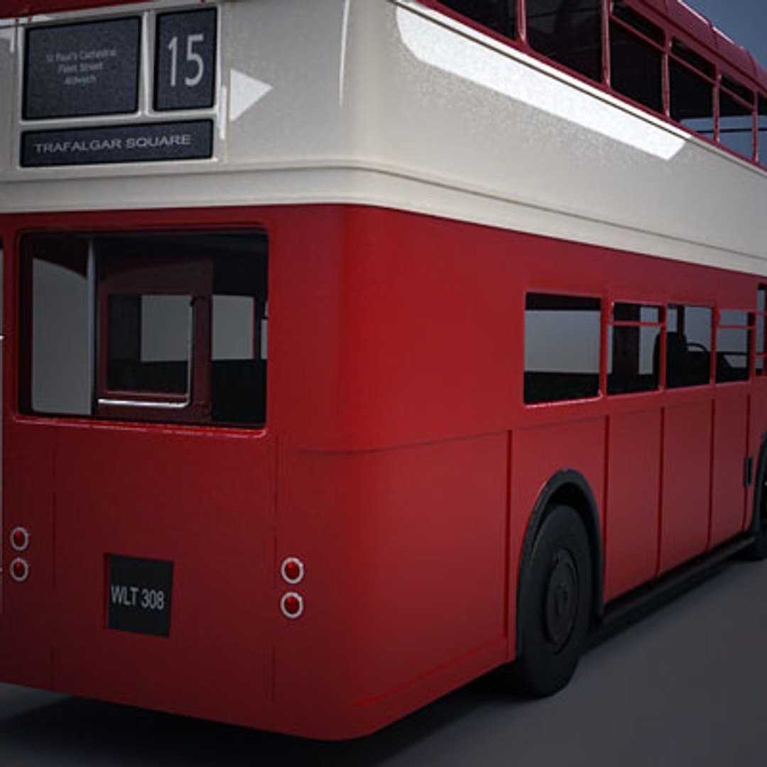 3d model of aec regent bus