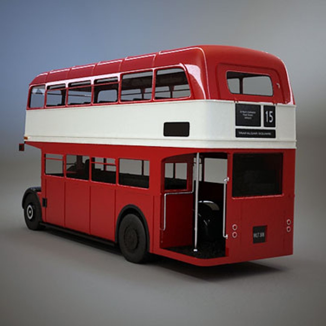 3d model of aec regent bus