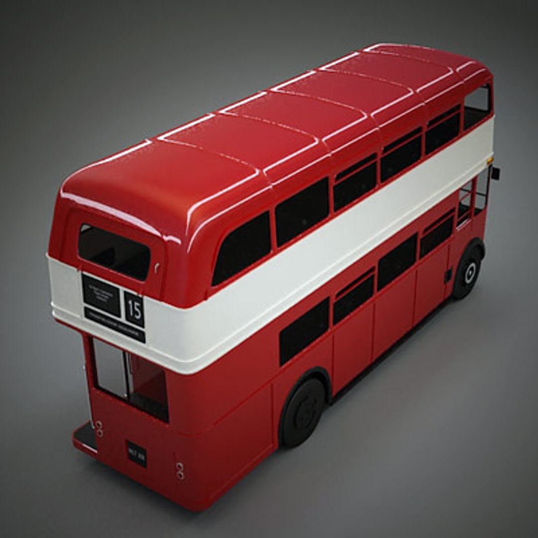 3d model of aec regent bus
