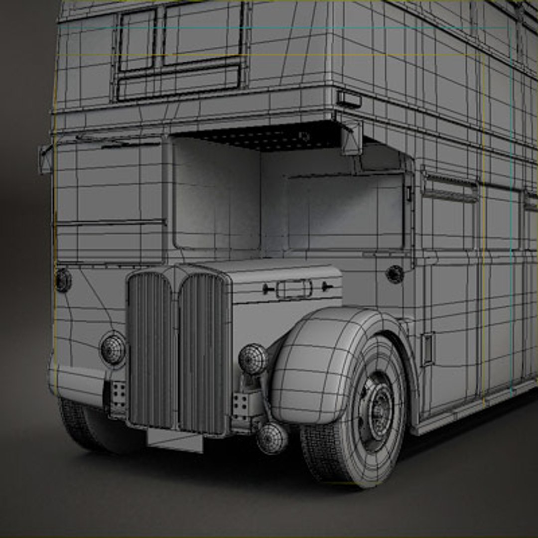 3d model of aec regent bus