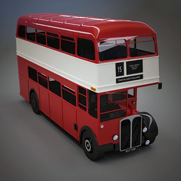 3d model of aec regent bus