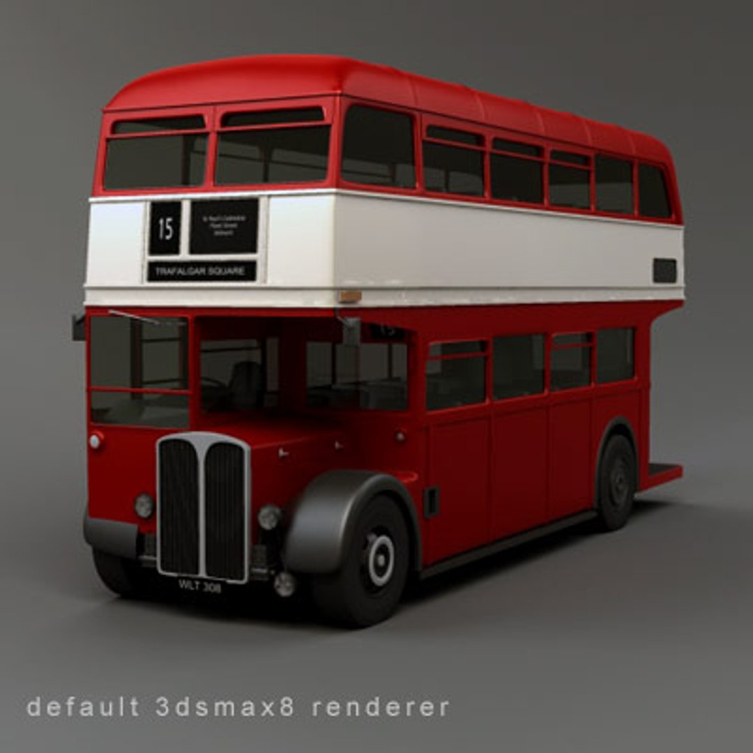 3d model of aec regent bus
