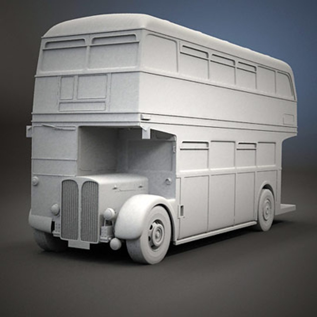 3d model of aec regent bus