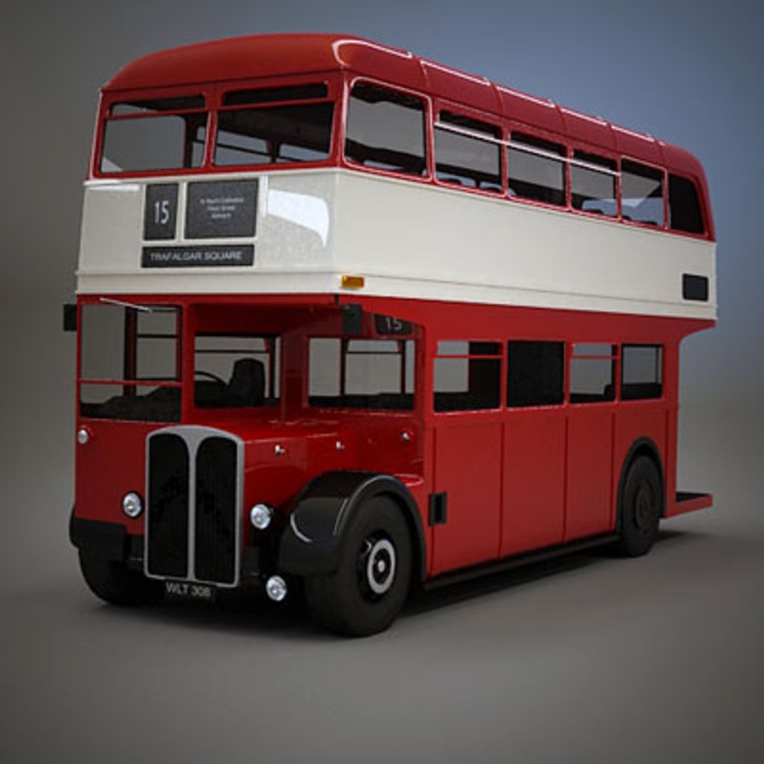 3d model of aec regent bus