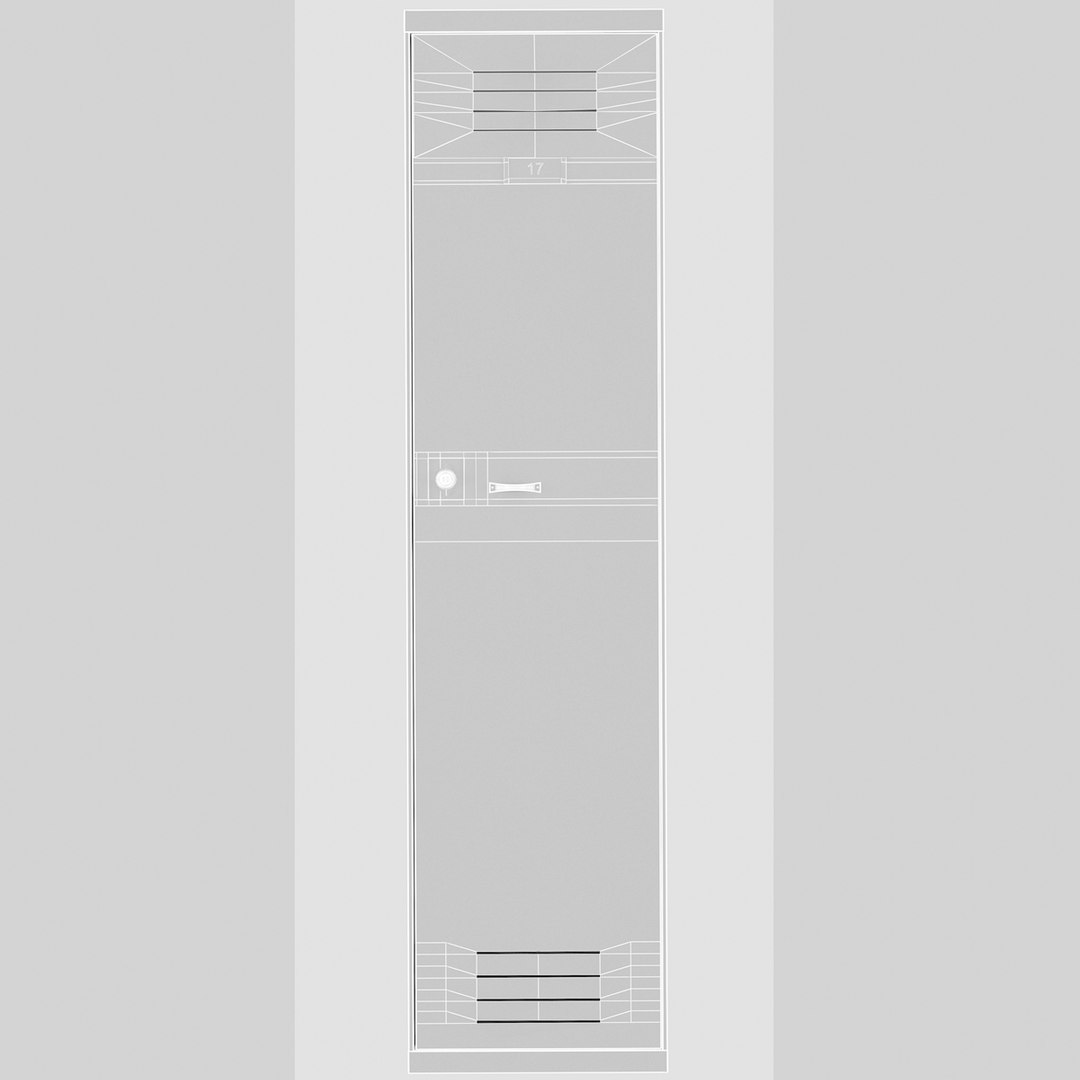 locker lock 3d model