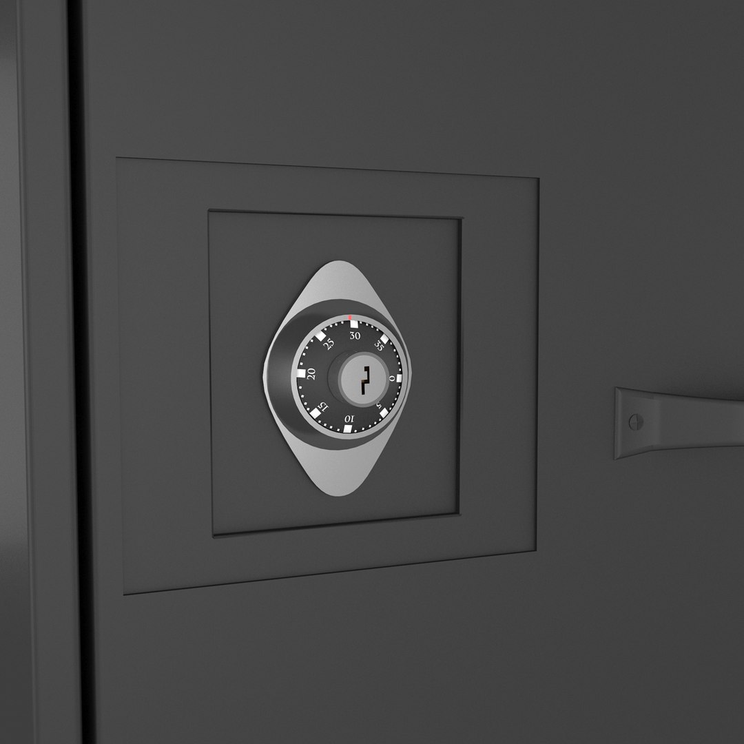 locker lock 3d model