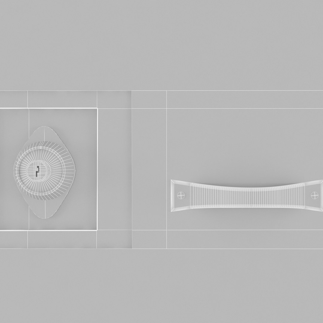 locker lock 3d model