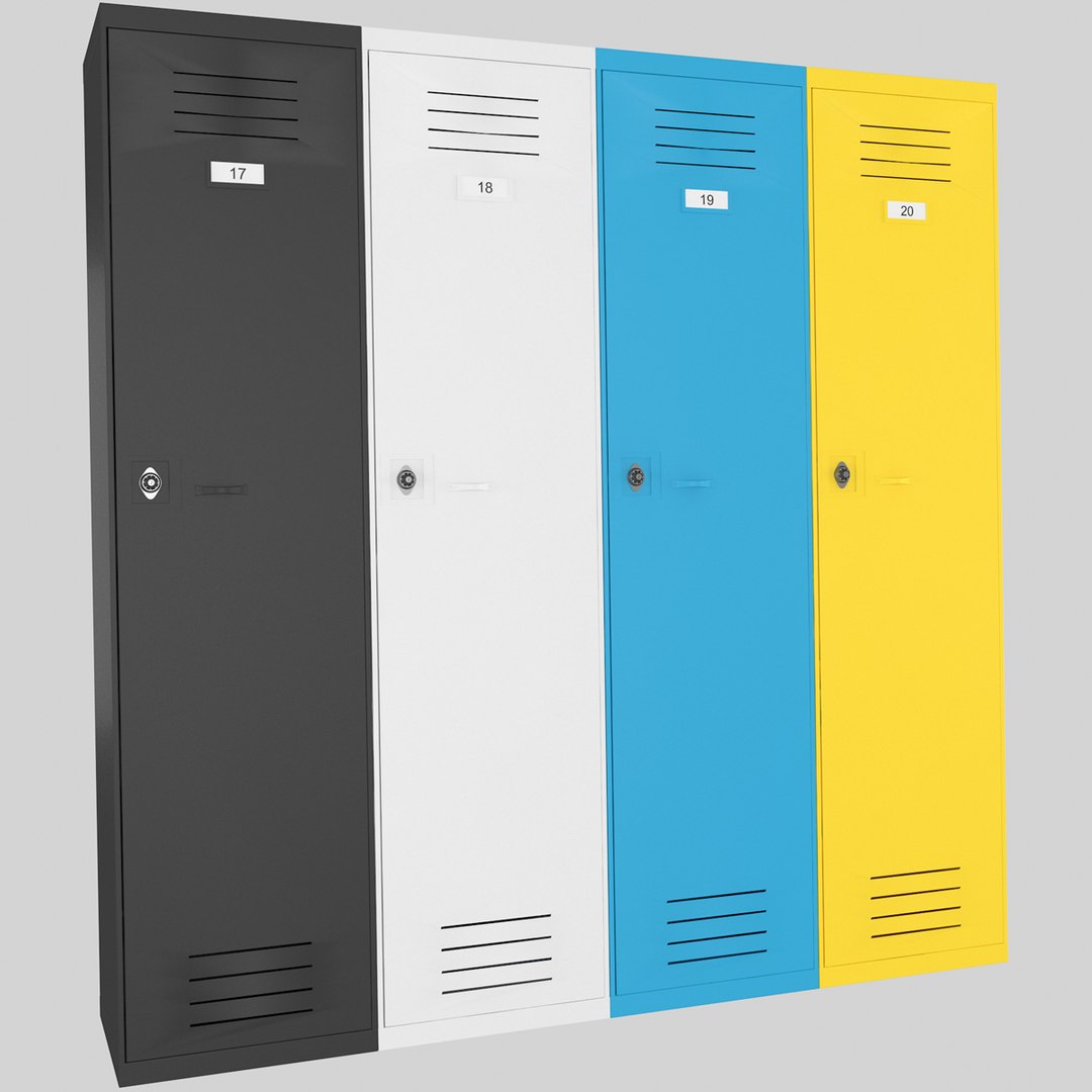 locker lock 3d model