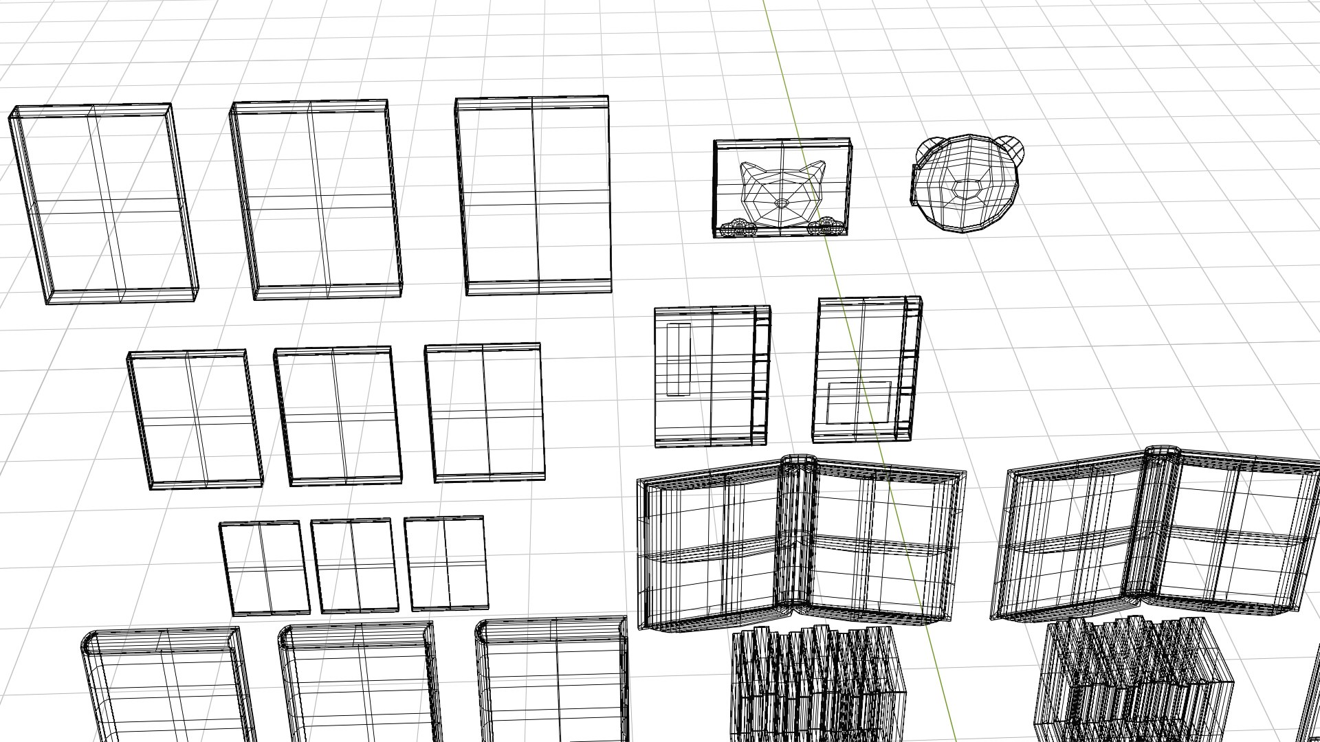 3D Books Set 01 - TurboSquid 2049902