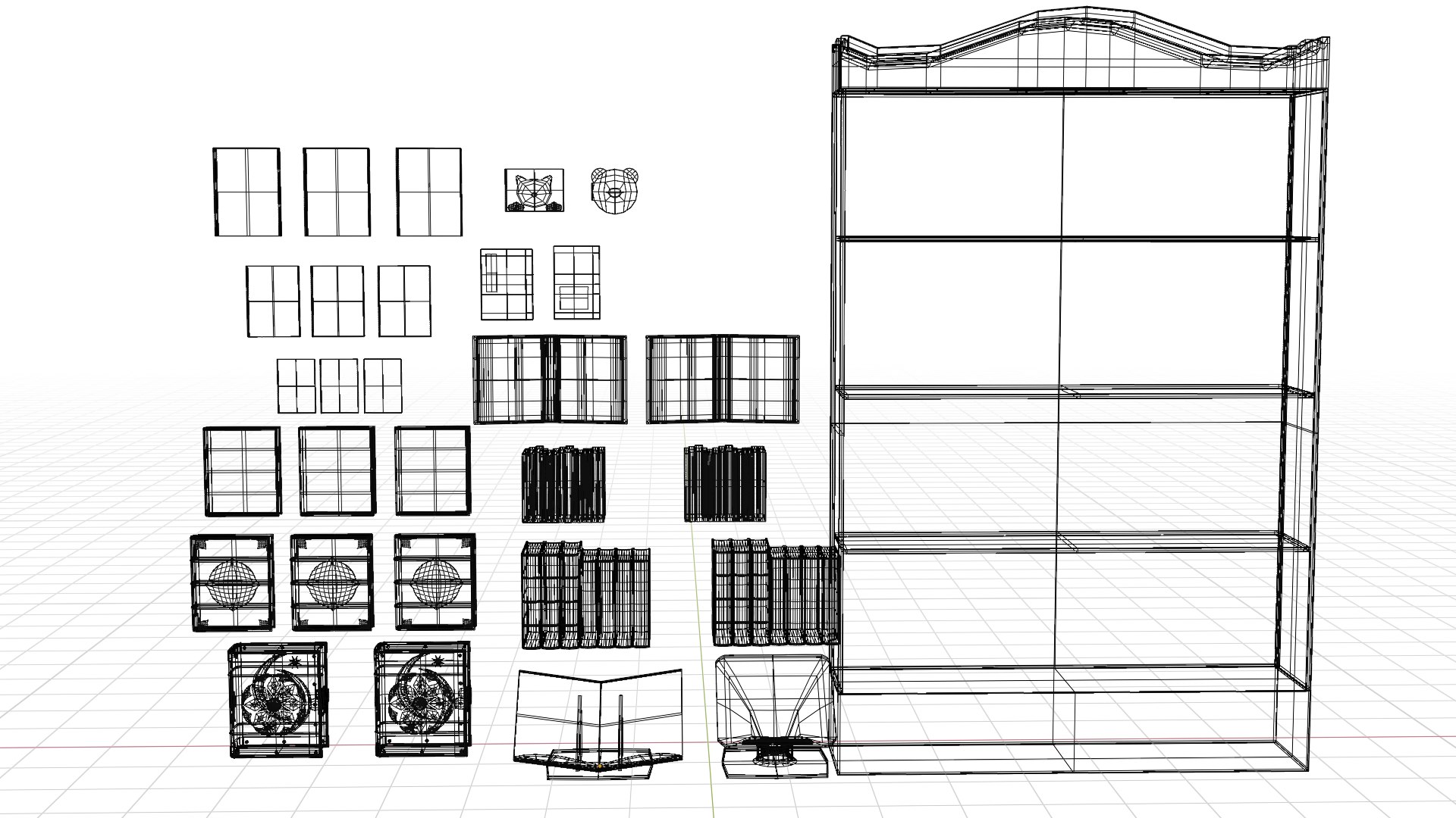 3D Books Set 01 - TurboSquid 2049902