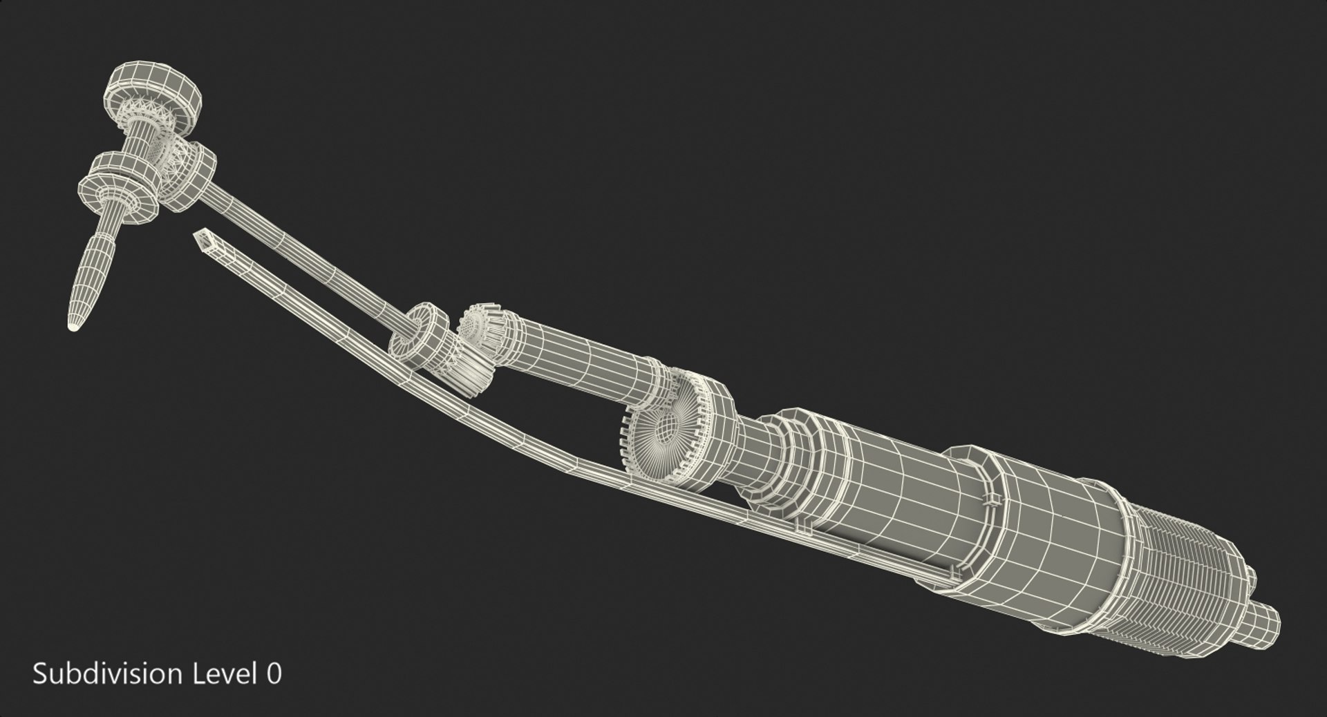 Internal Structure Dental Drill 3D Model - TurboSquid 1286648