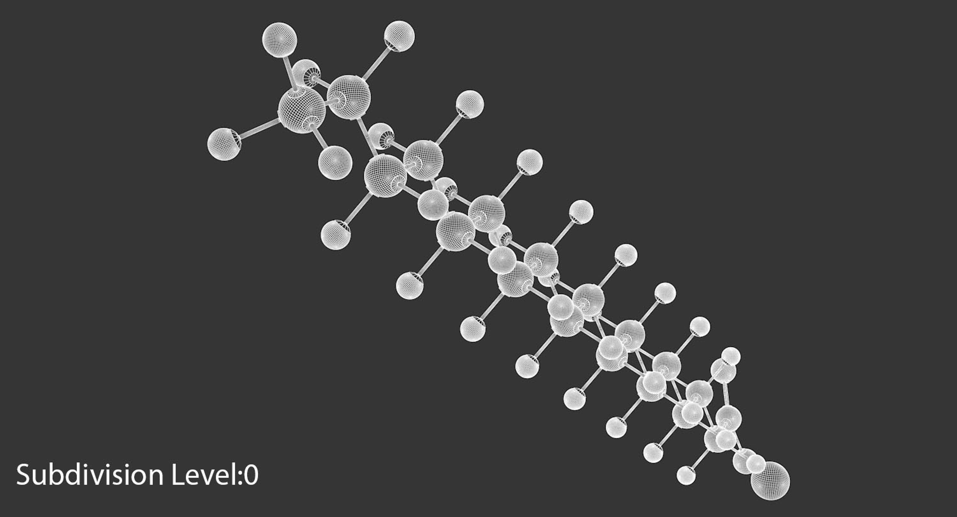 Sodium stearate molecule 3D model - TurboSquid 1425472
