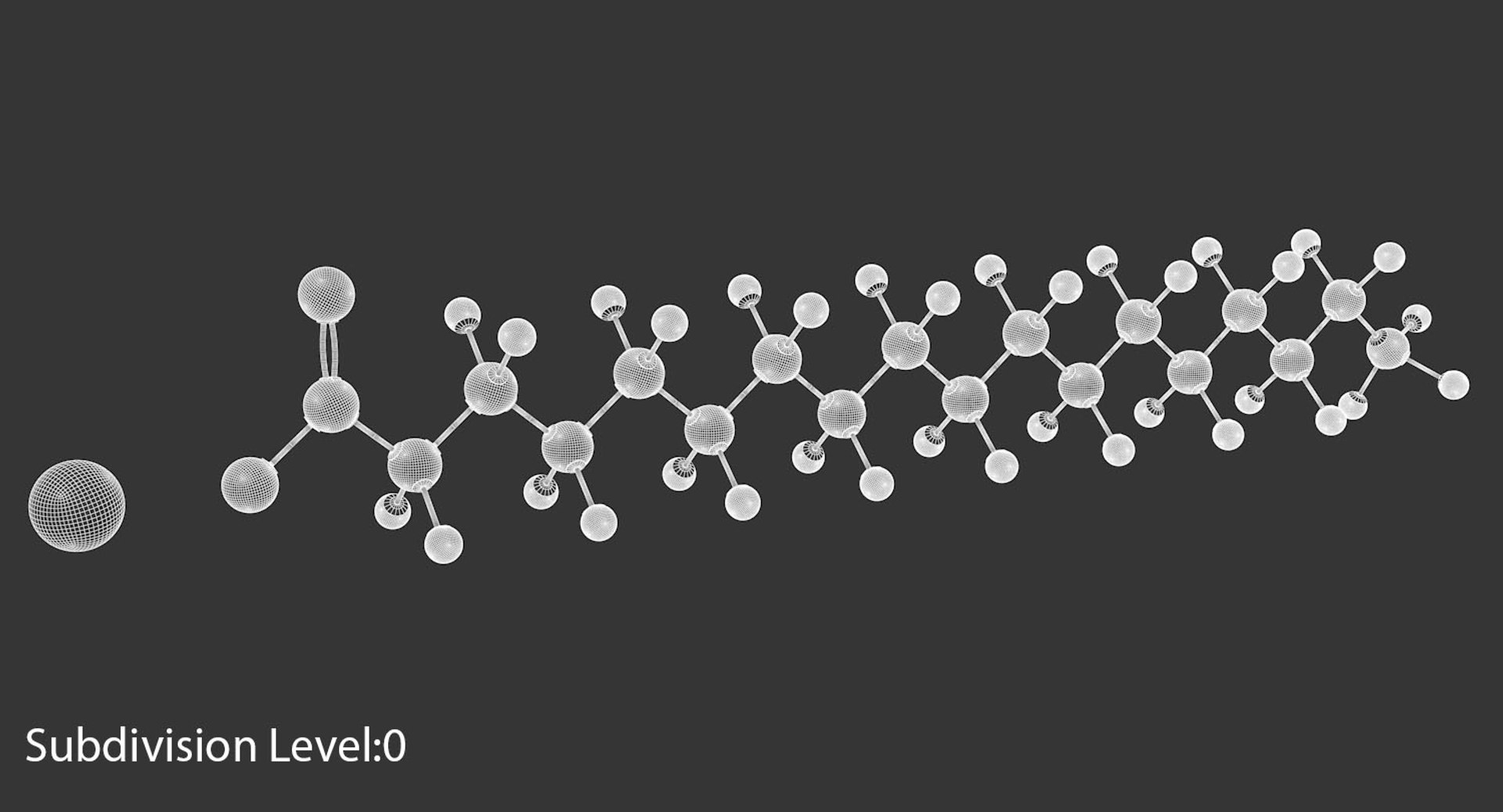 Sodium Stearate Molecule 3D Model - TurboSquid 1425472