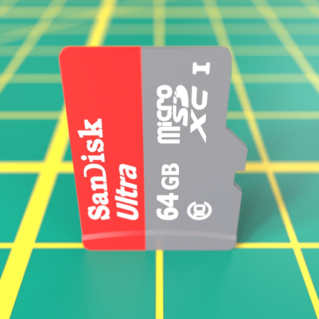 3D Model SD Cards - TurboSquid 2175370