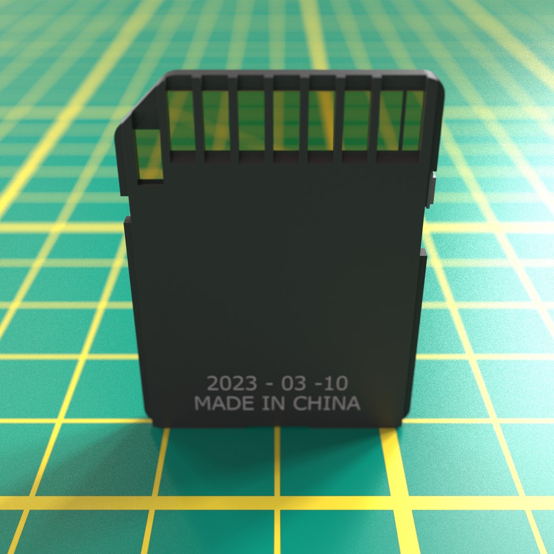3D Model SD Cards - TurboSquid 2175370
