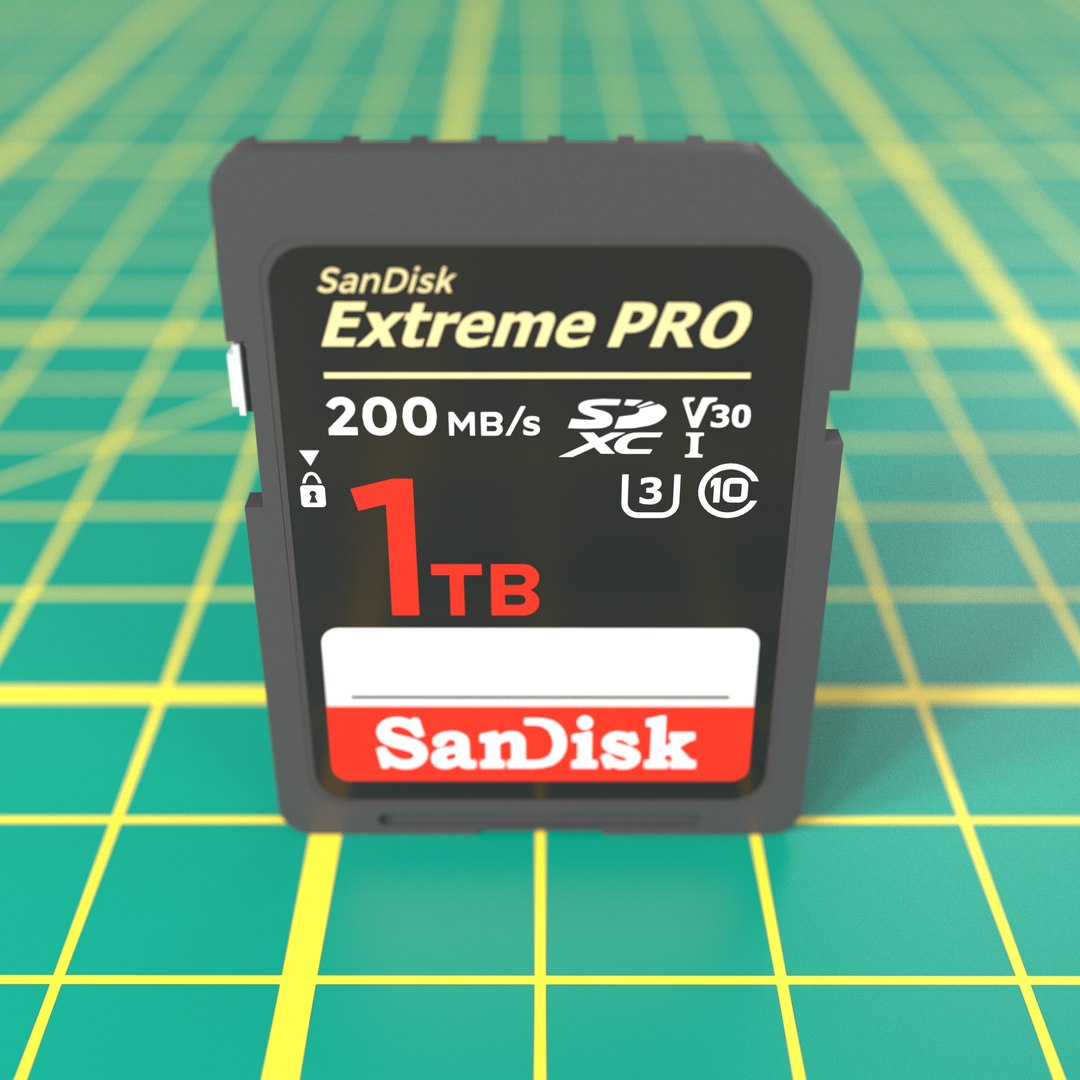 3D Model SD Cards - TurboSquid 2175370