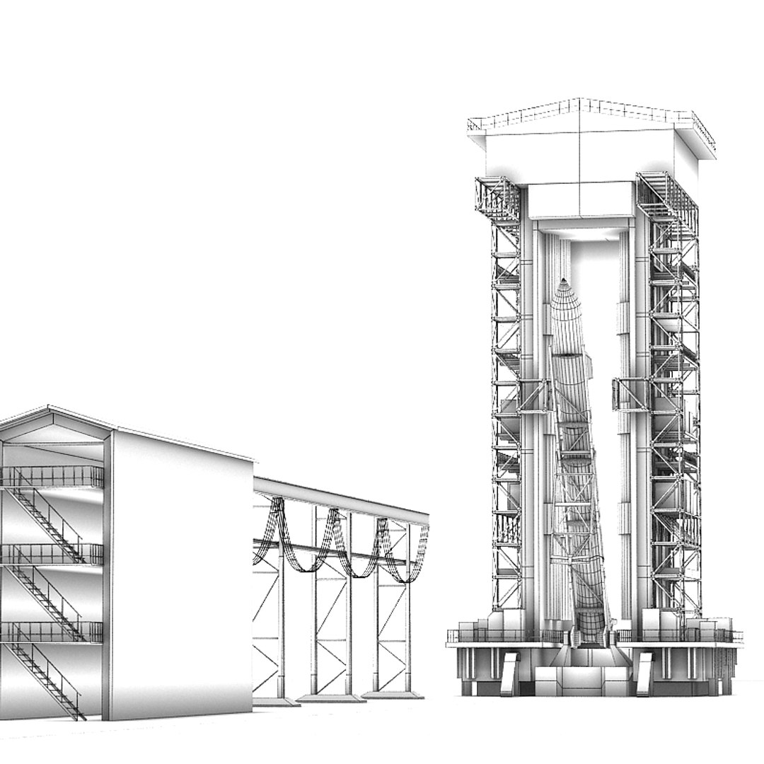 Kosmos-3m Launch Area Kosmos 3d Model