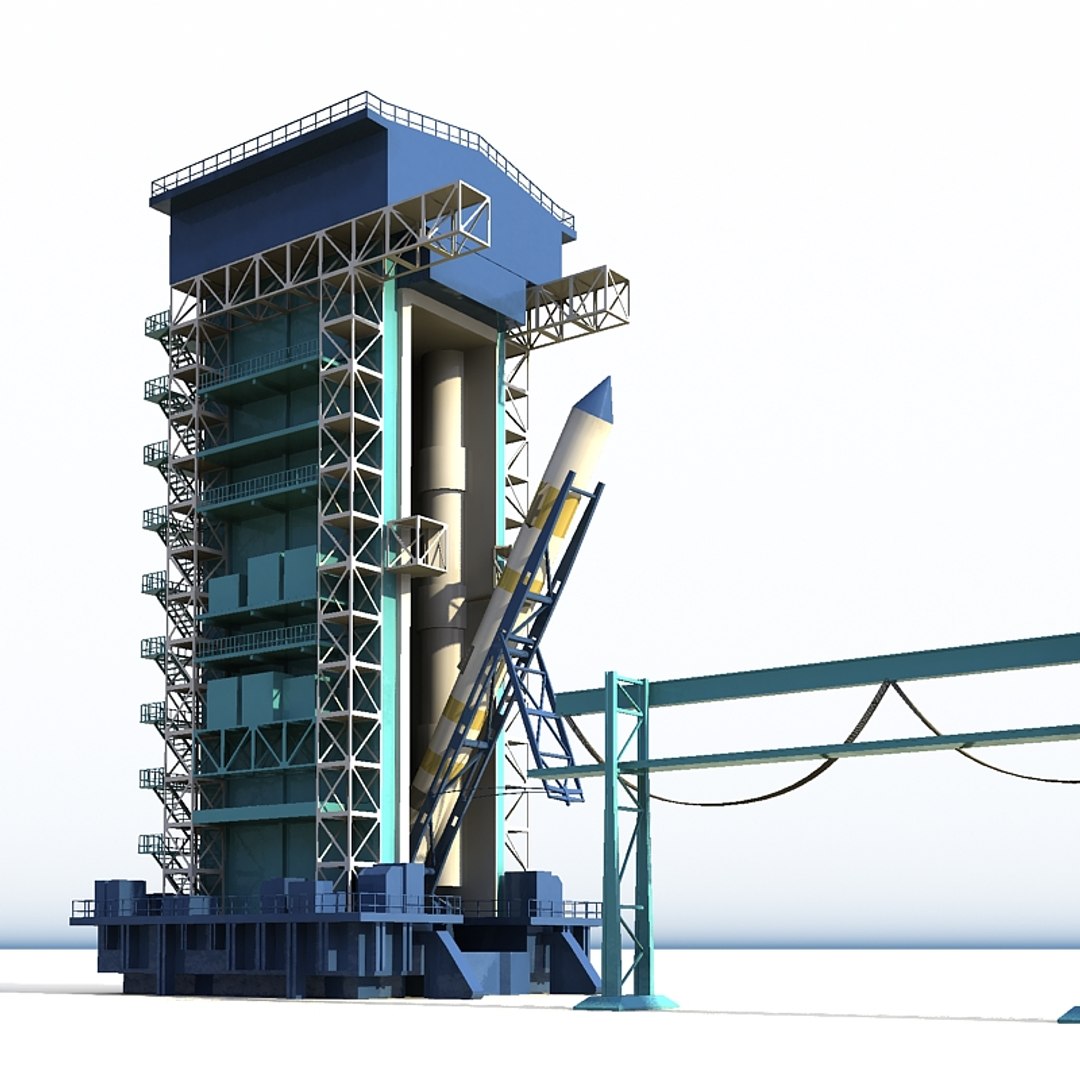 Kosmos-3m Launch Area Kosmos 3d Model