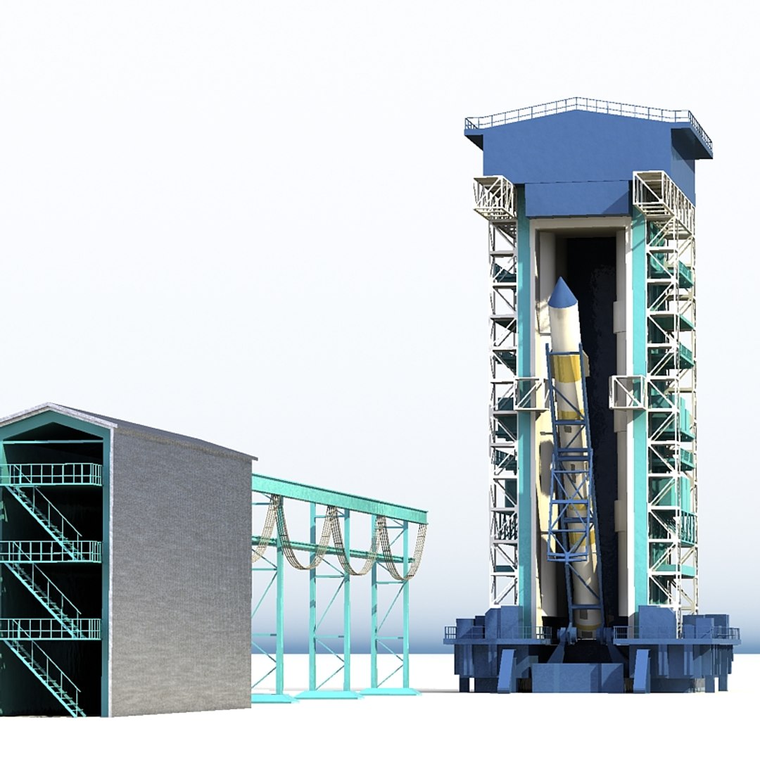Kosmos-3m Launch Area Kosmos 3d Model