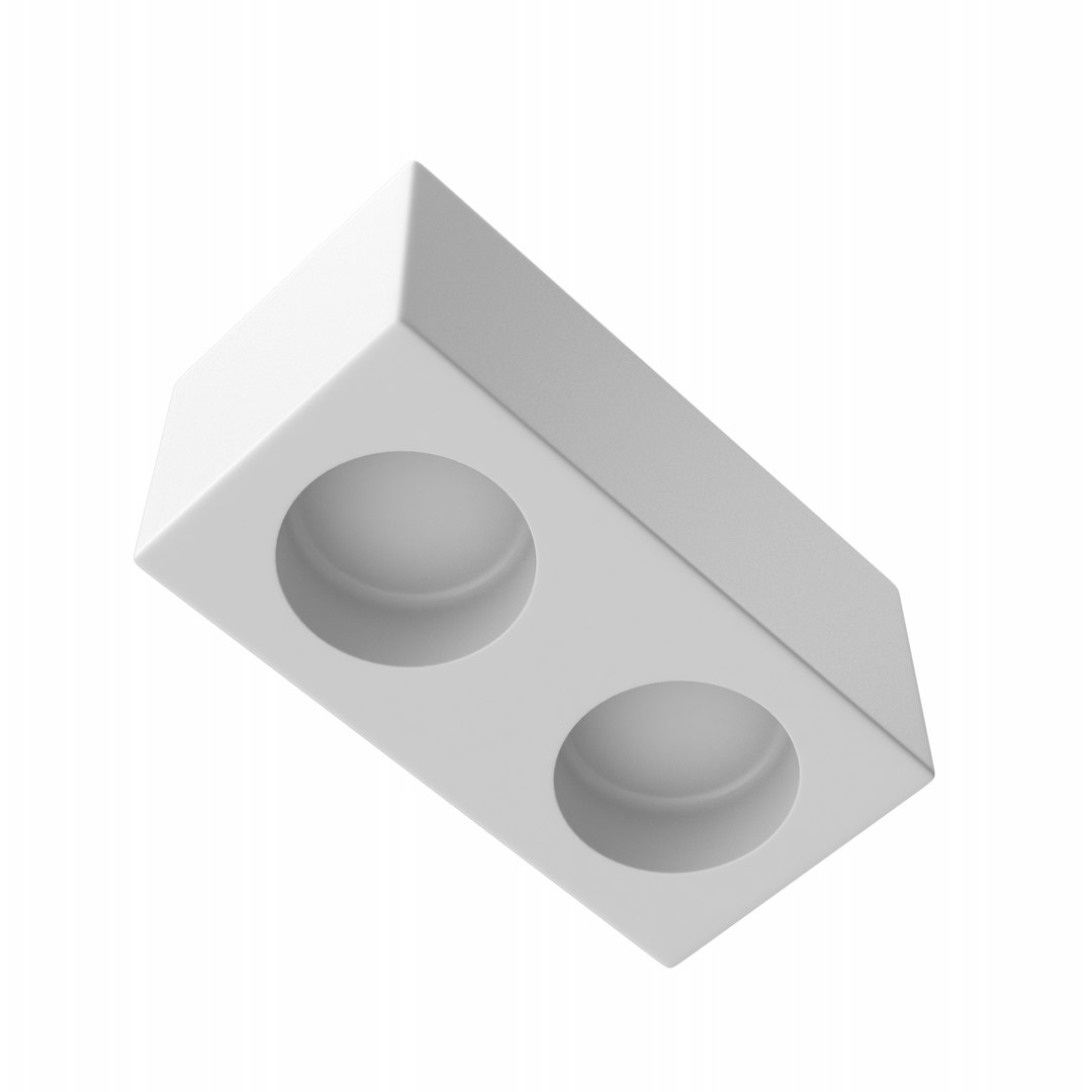 3D Toy Block 1x2 - TurboSquid 2372383