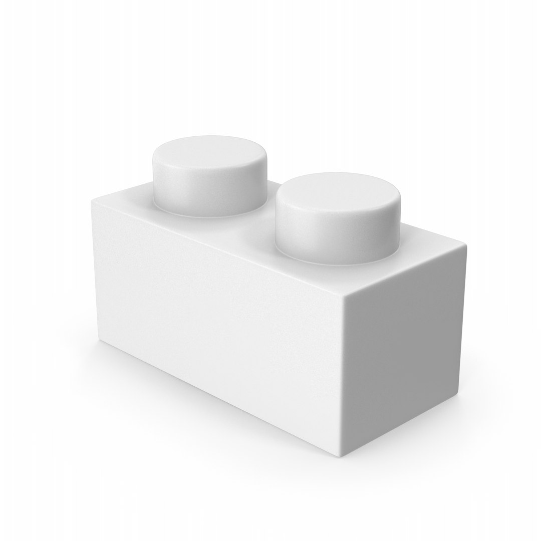 3D Toy Block 1x2 - TurboSquid 2372383