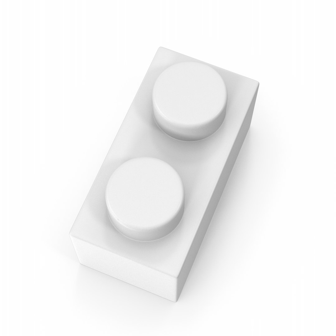 3D Toy Block 1x2 - TurboSquid 2372383