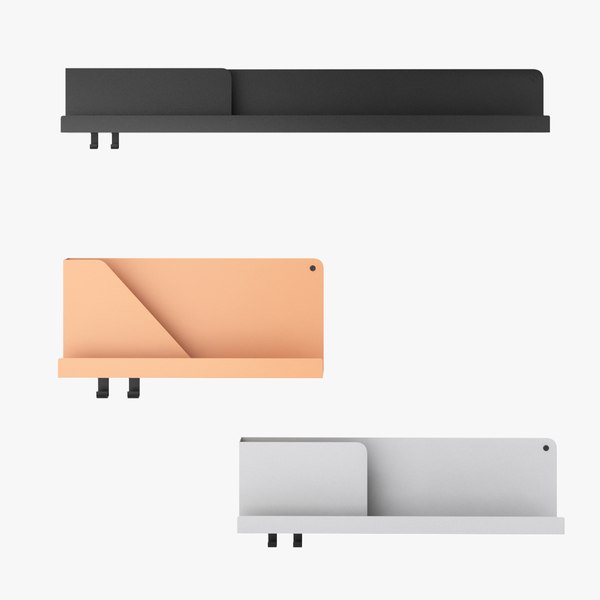3d muuto folded shelves