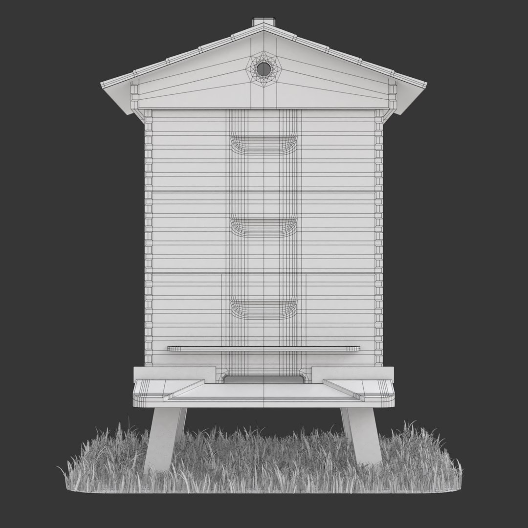 Bee hive 3D model - TurboSquid 1365485