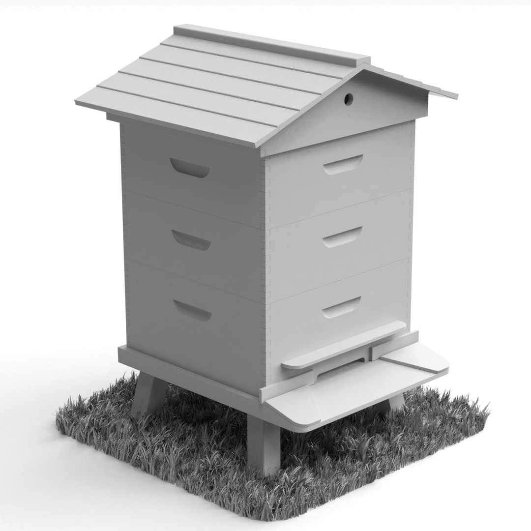 Bee Hive 3D Model - TurboSquid 1365485