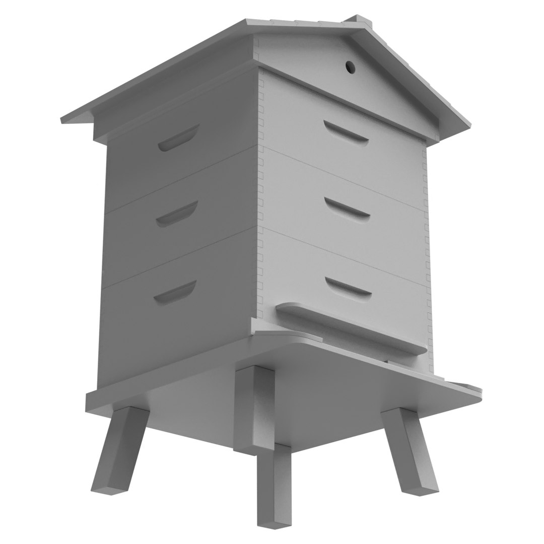 Bee Hive 3D Model - TurboSquid 1365485