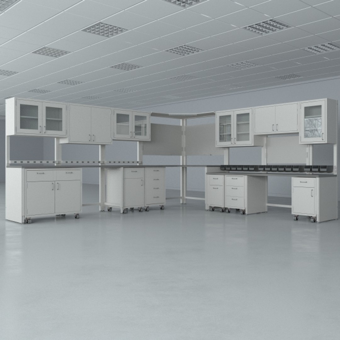 3d Lab Furniture Typical Set Model