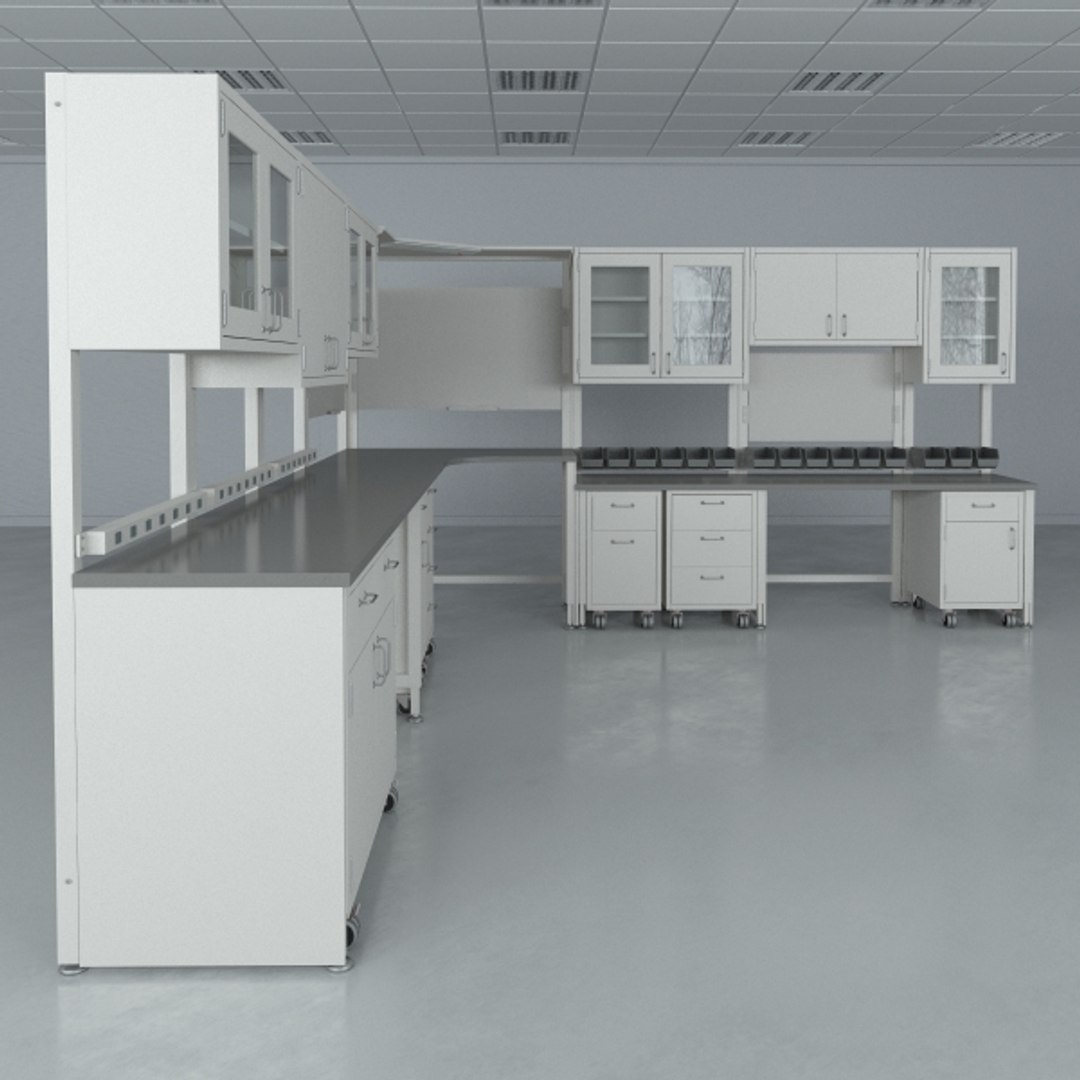 3d Lab Furniture Typical Set Model