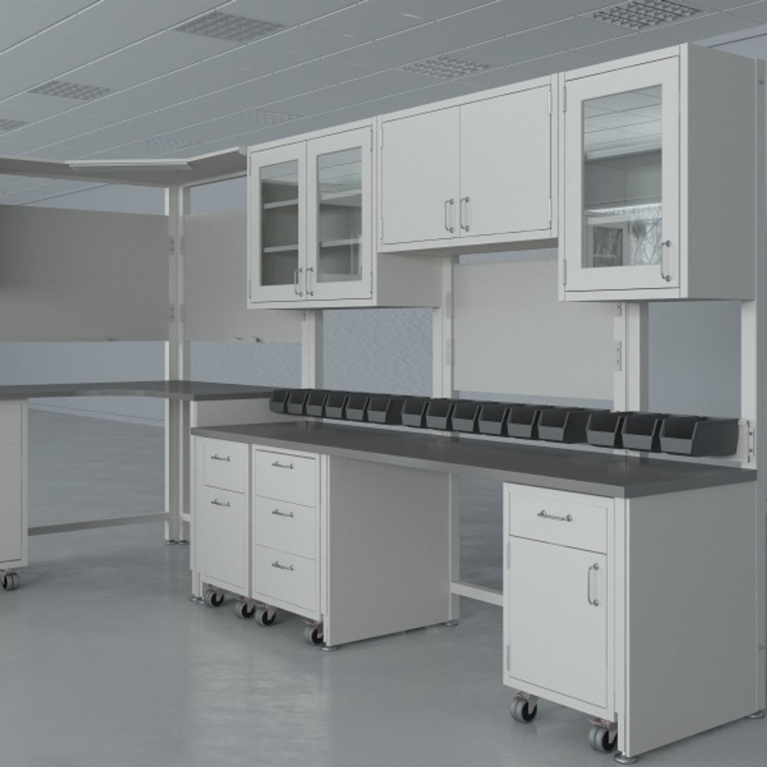 3d Lab Furniture Typical Set Model