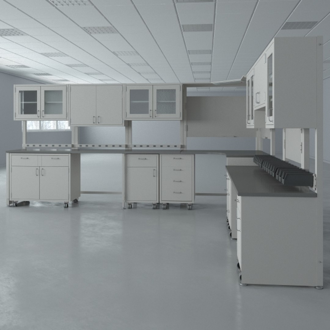 3d Lab Furniture Typical Set Model
