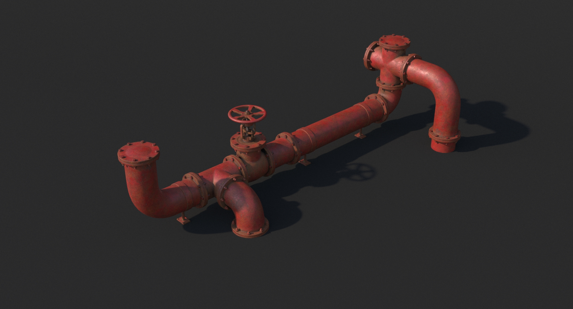 3D Industrial Pipes - TurboSquid 1385766
