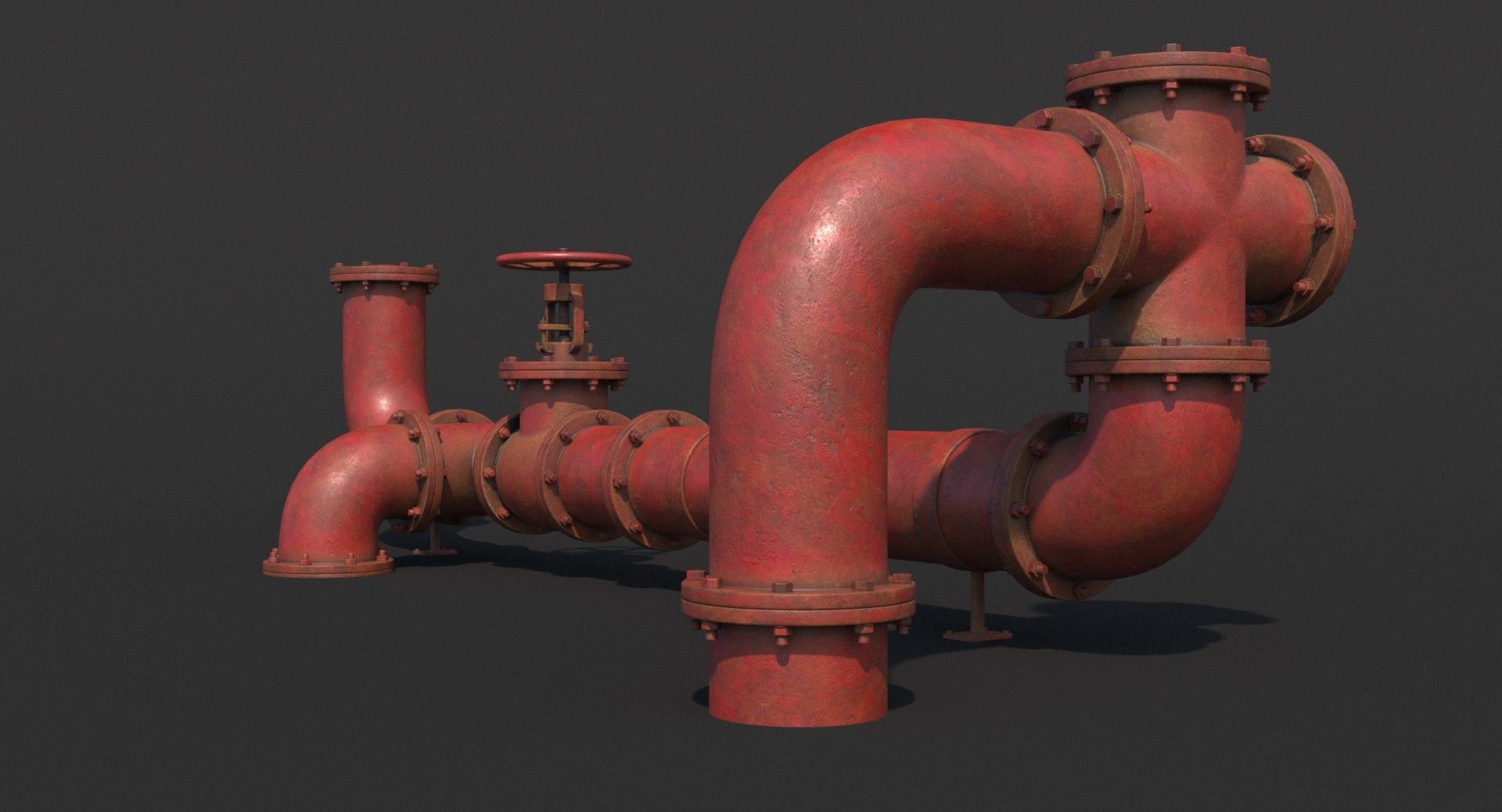 3D Industrial Pipes - TurboSquid 1385766