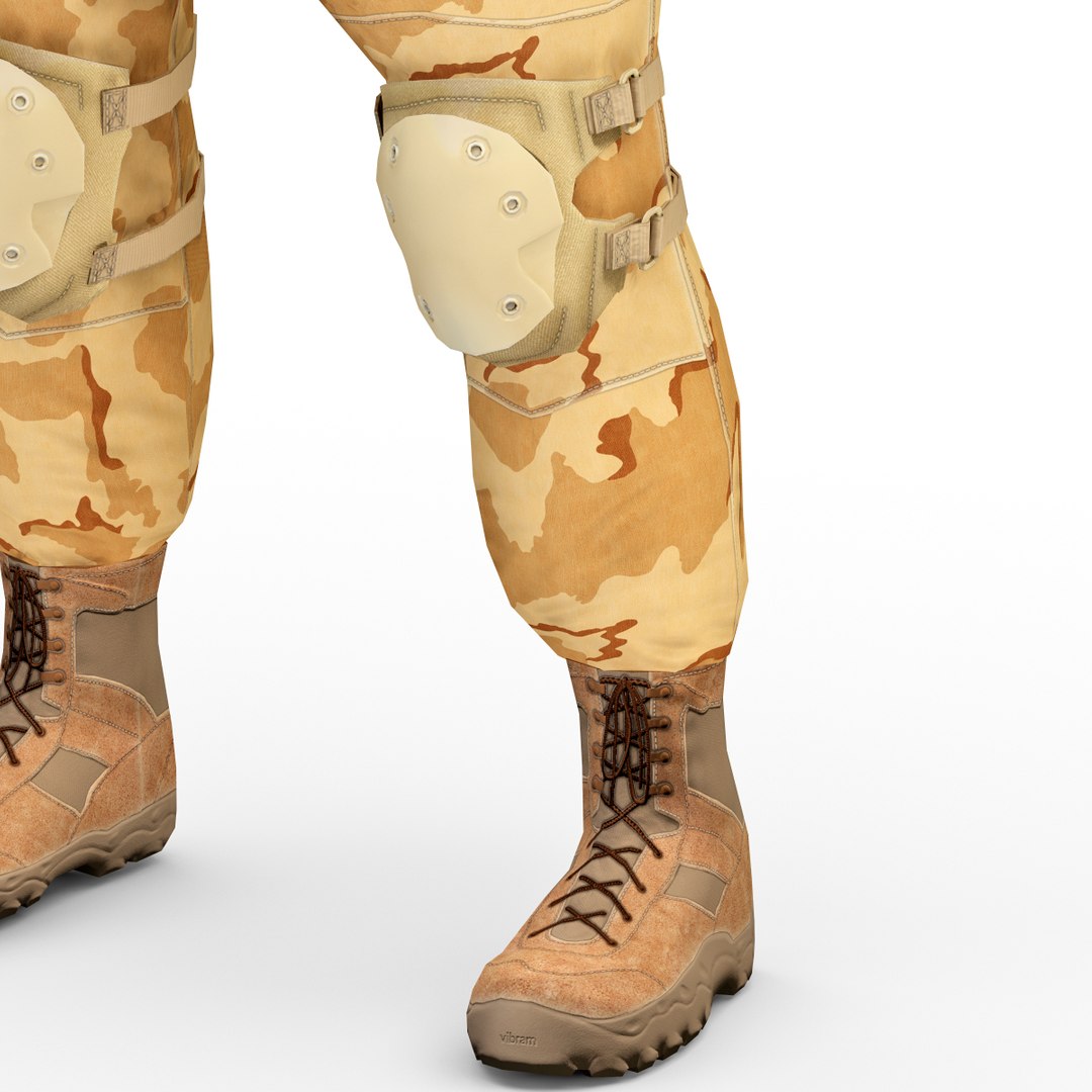 sas soldier clothes 3d model