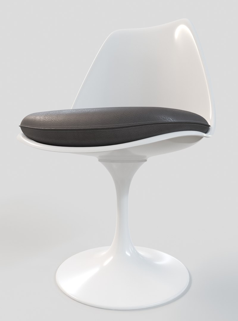 Saarinen Tulip Armless 3D Model - TurboSquid 1415121