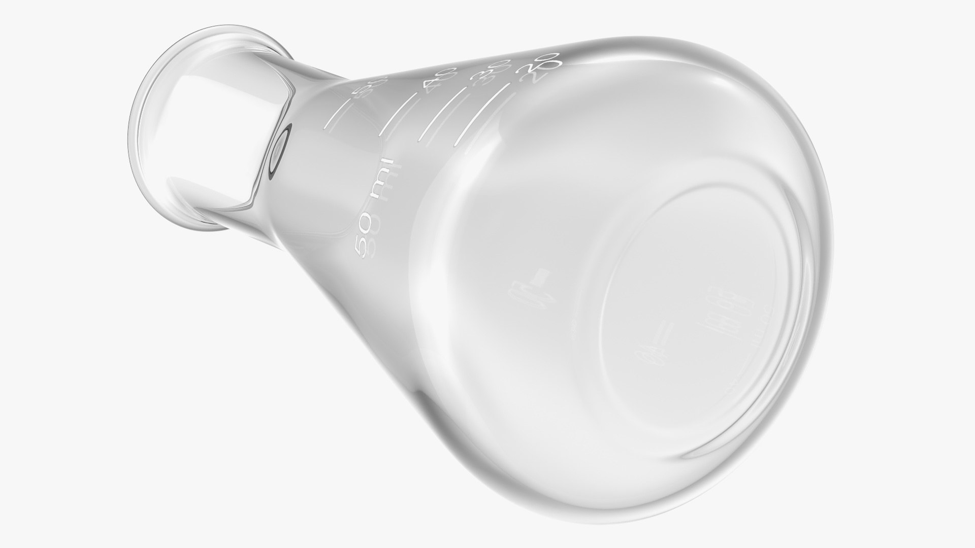 3D Model 50ML Erlenmeyer Flask Empty - TurboSquid 2133337