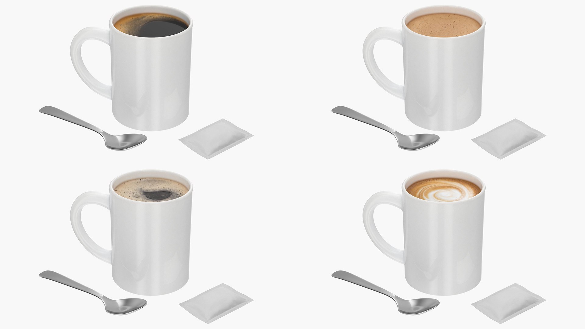 3D Coffee Mug Collection model - TurboSquid 1811938