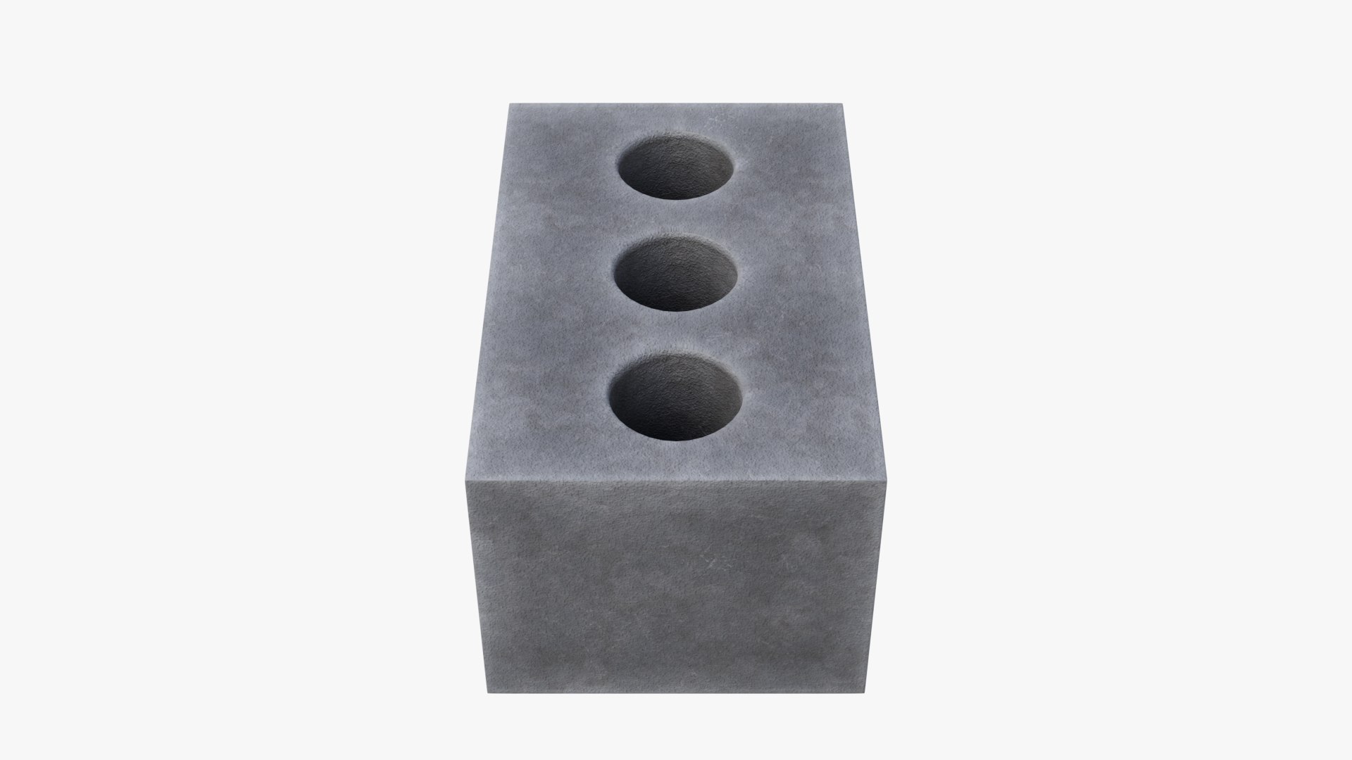 3D Hollow Cinder Block 3 - TurboSquid 2061778