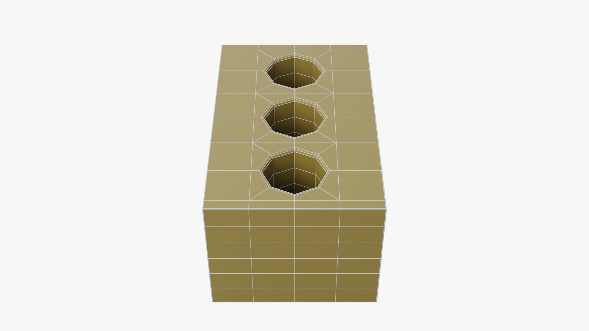 3D Hollow Cinder Block 3 - TurboSquid 2061778