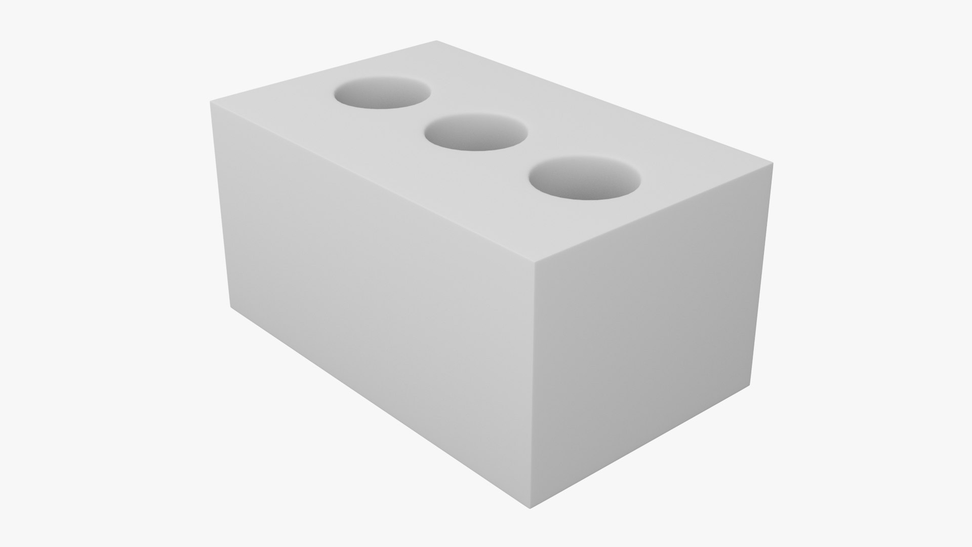 3D Hollow Cinder Block 3 - TurboSquid 2061778
