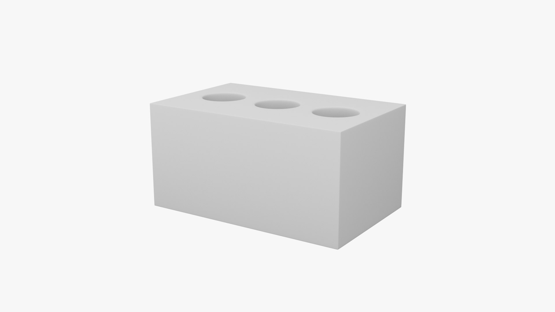 3D Hollow Cinder Block 3 - TurboSquid 2061778