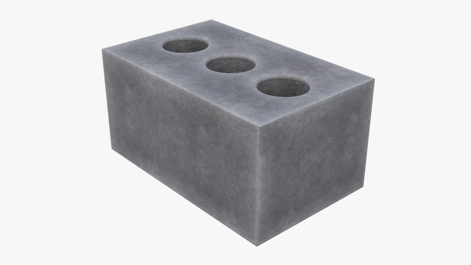 3D Hollow Cinder Block 3 - TurboSquid 2061778