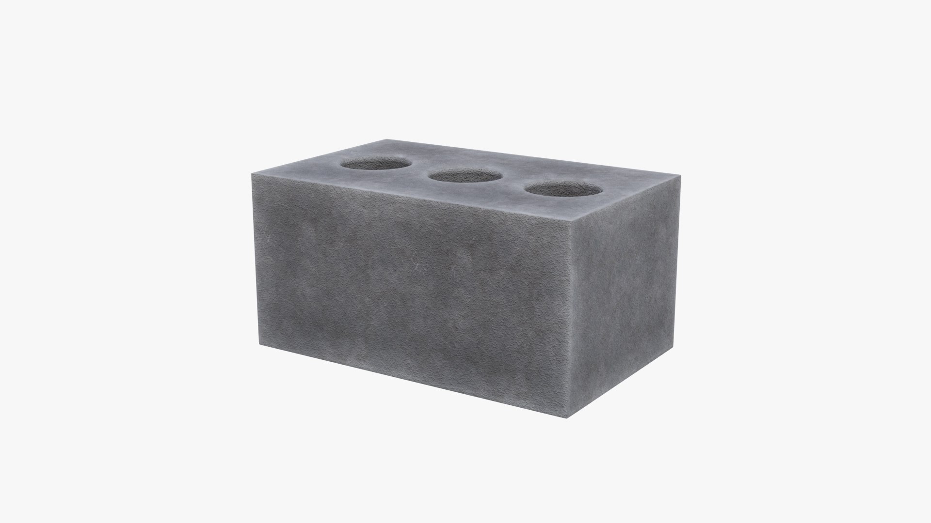3D Hollow Cinder Block 3 - TurboSquid 2061778