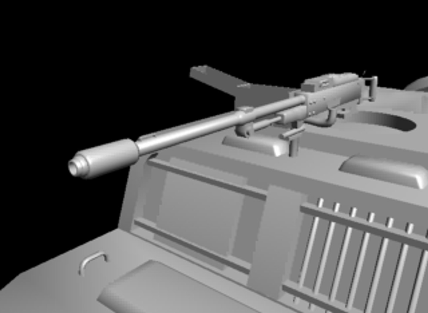3d model armoured car hummer
